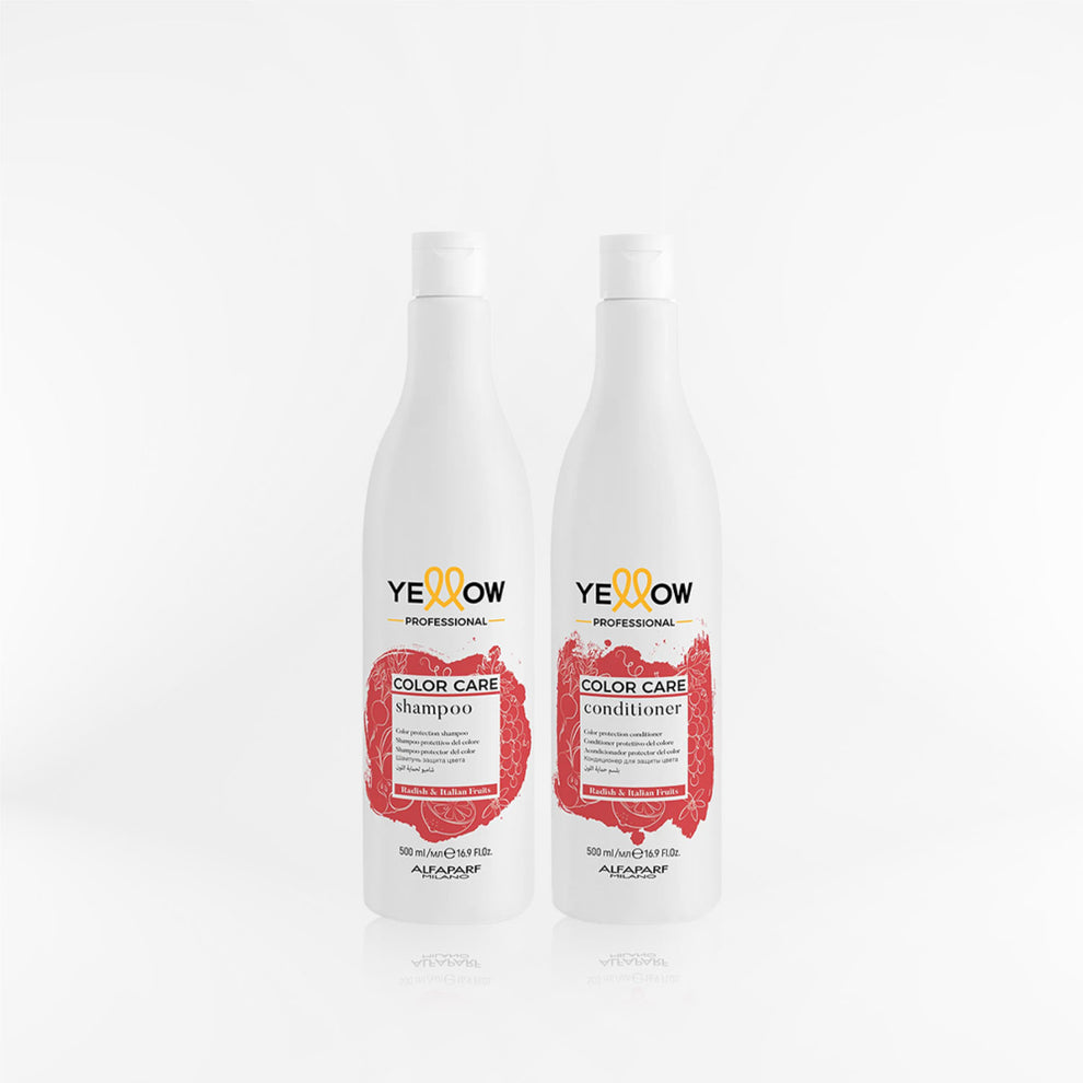 YELLOW - COLOR CARE DUO Shampoo y Acondicionador para cabellos teñidos ...