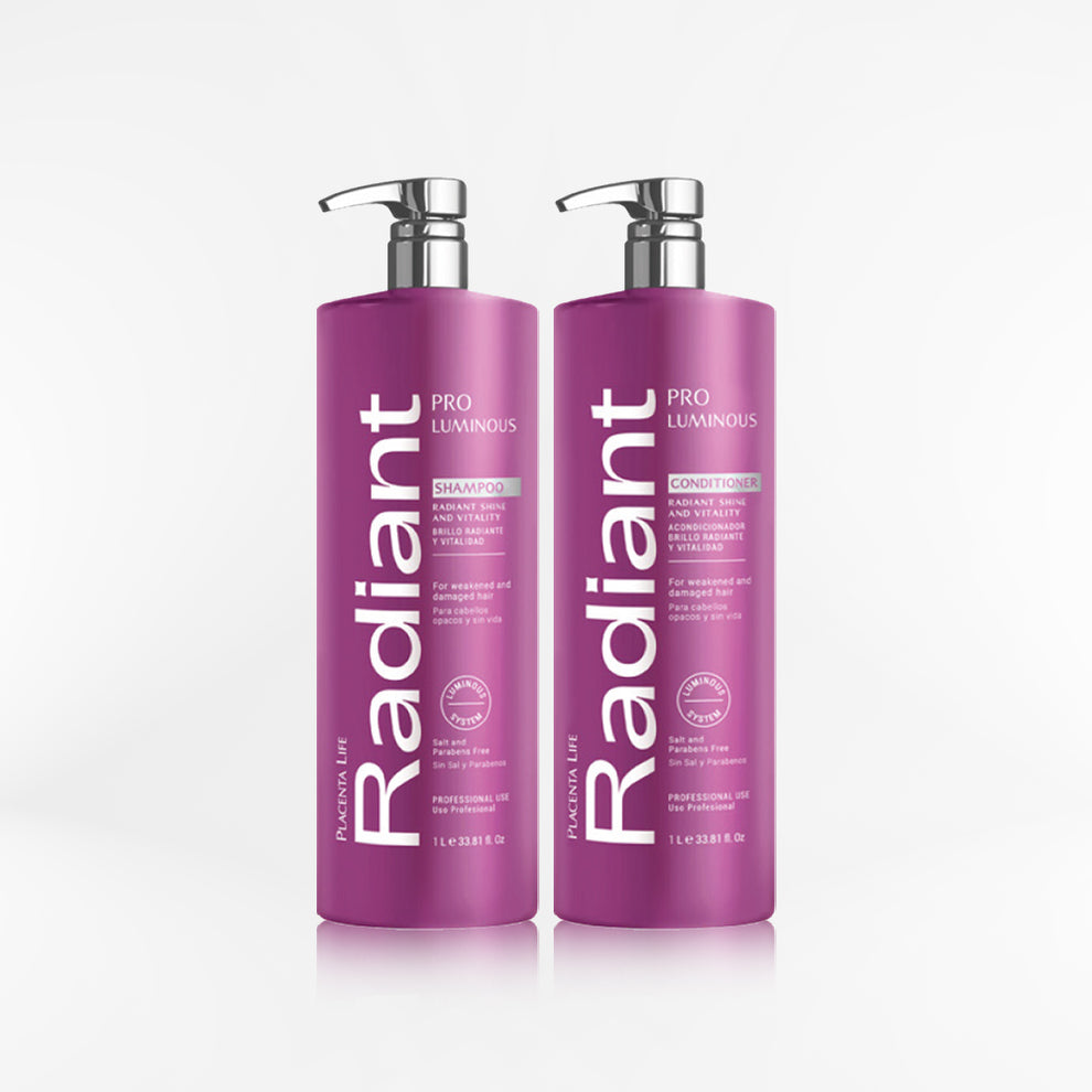 RADIANT - KERATIN PRO LUMINOUS DUO Shampoo + acondicionador 1000 ml – H ...
