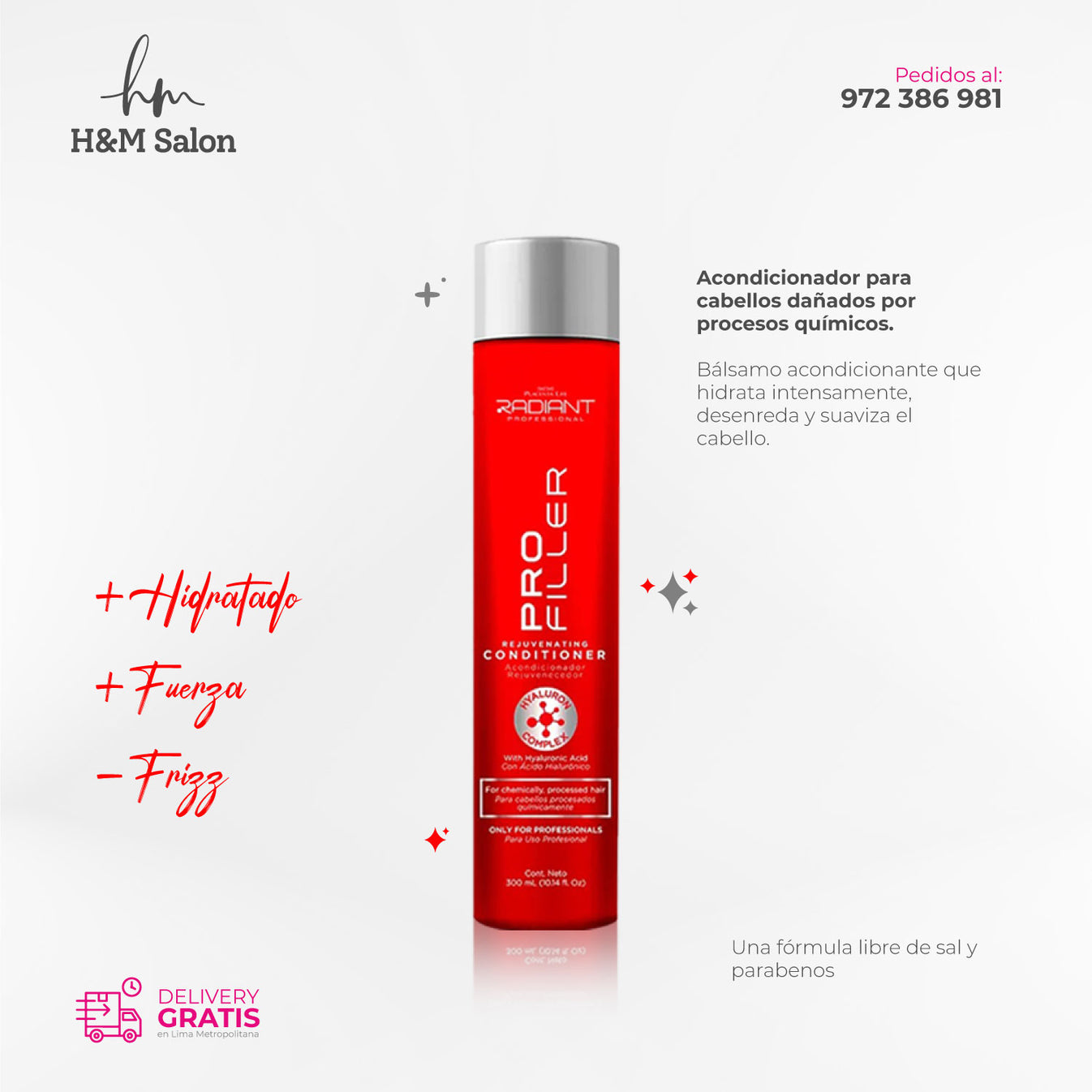 RADIANT - PRO FILLER TRIO + Serum Capilar – H&M Salon